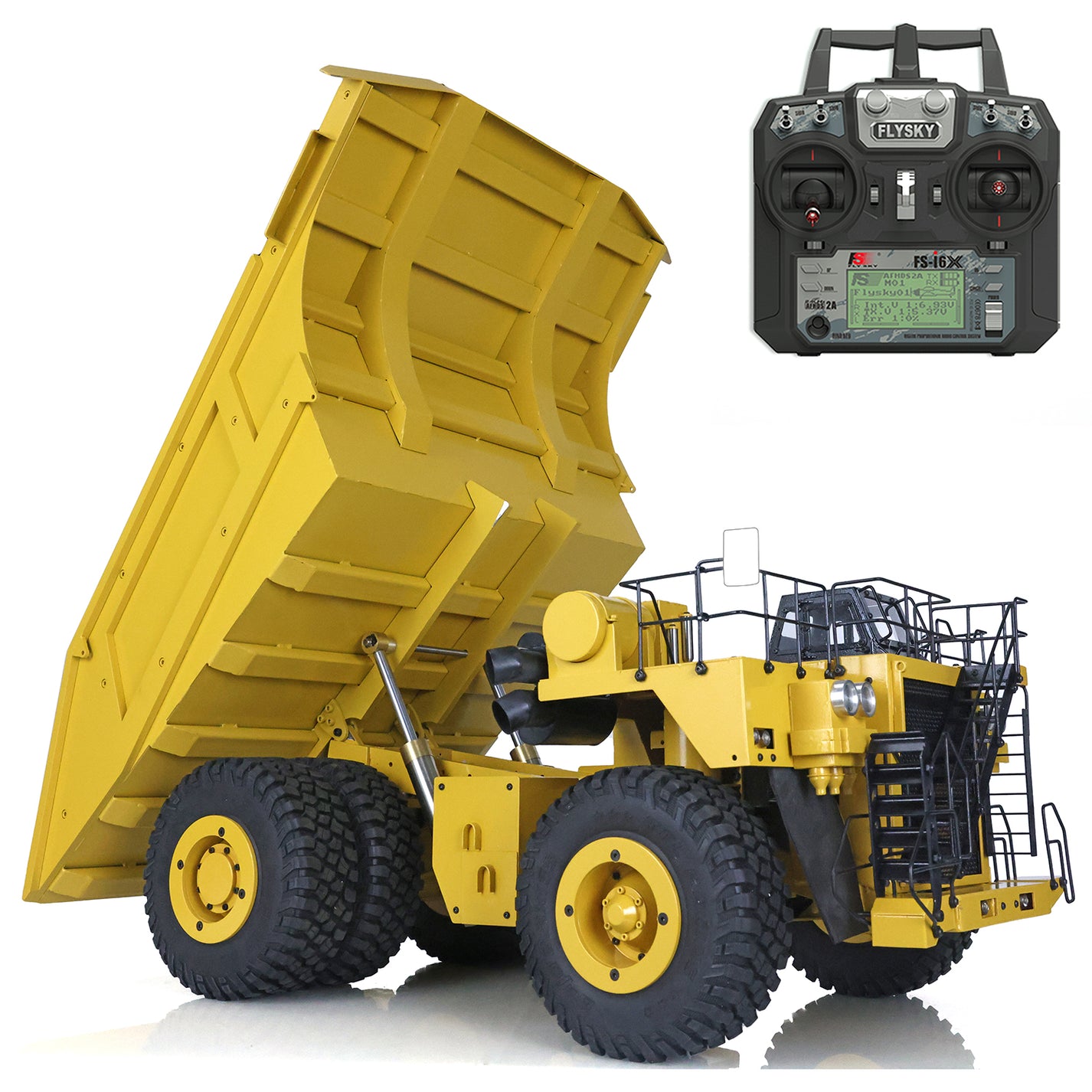 1/20 793D Metal Hydraulic RC Mine Truck Remote Controlled Heavy-duty D ...