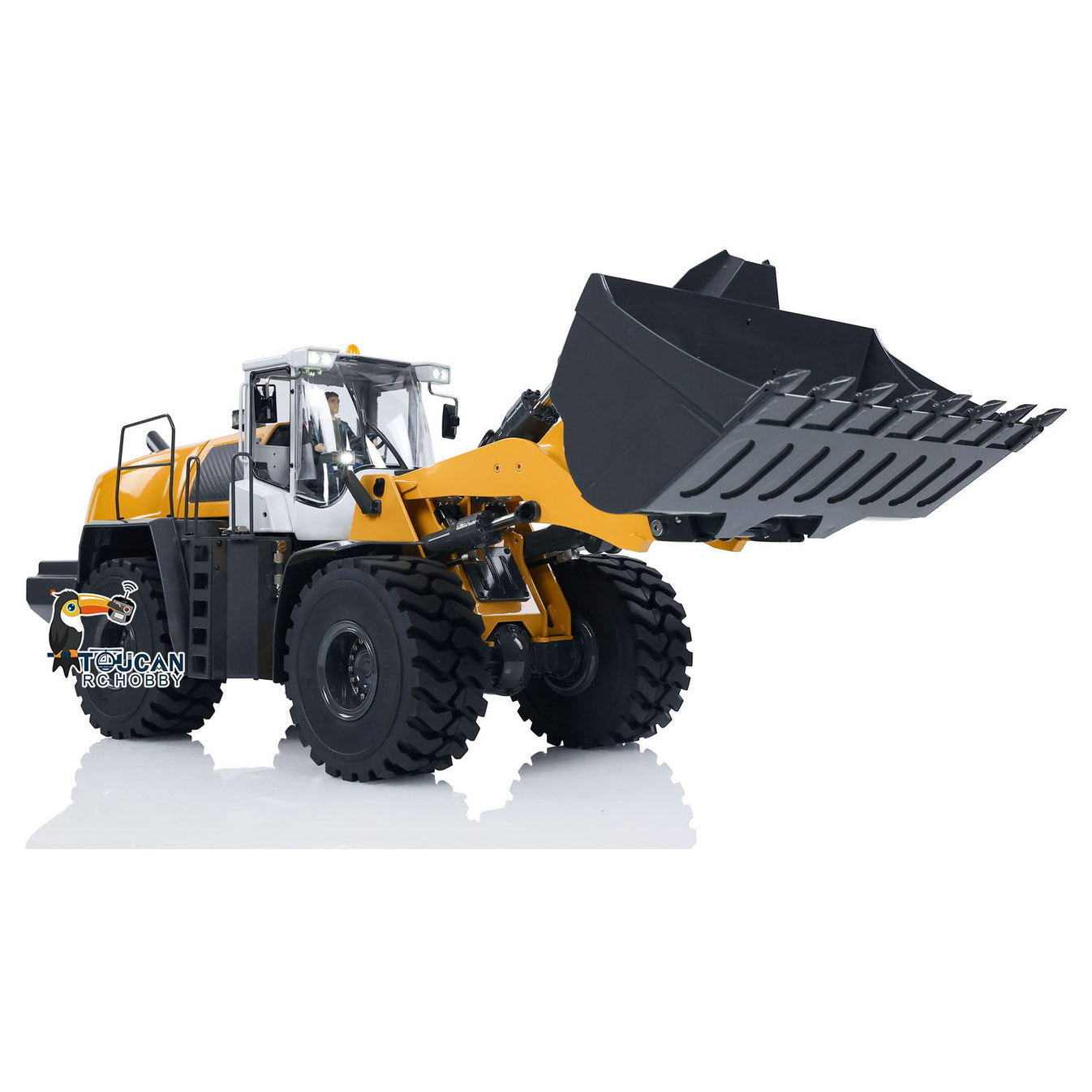 XDRC 580 1/14 Metal RC Hydraulic Loader RTR Engineering Vehicles Smoke ...