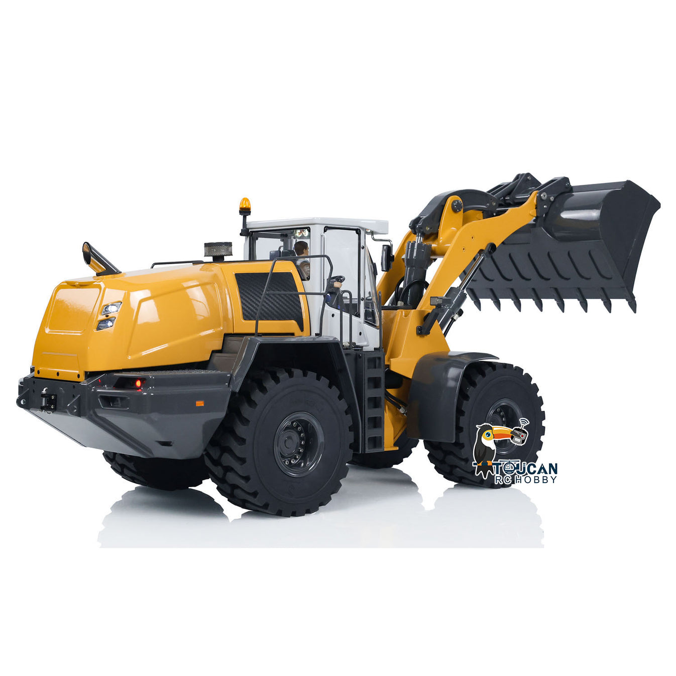 XDRC 580 1/14 Metal RC Hydraulic Loader RTR Engineering Vehicles Smoke ...