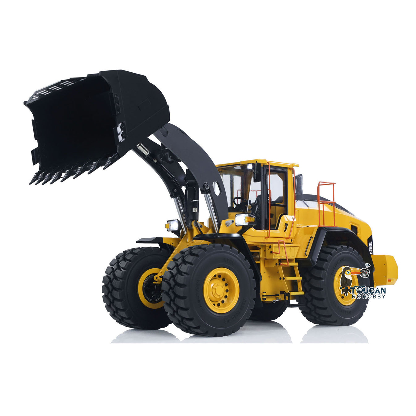 1/14 RC Hydraulic Loader E260L Metal Remote Control Construction Vehic ...